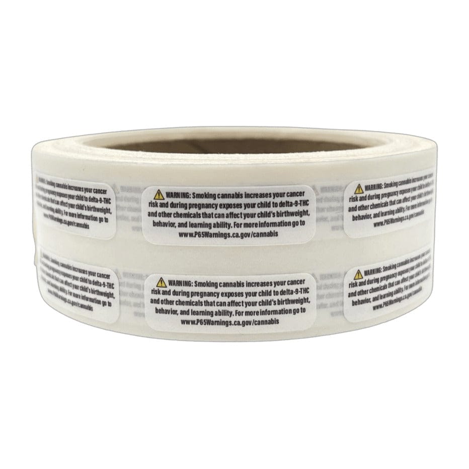 CA Prop 65 Warning Labels | 1.5 x 5 in – Bag King