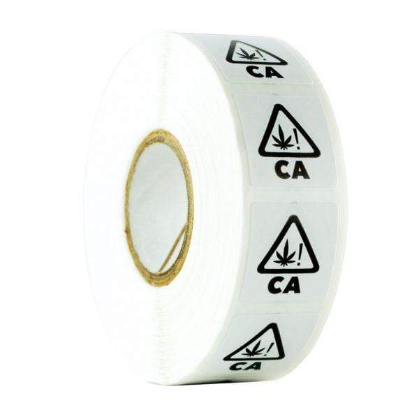 California Universal THC! Symbol Square Compliance Labels - White – Bag ...